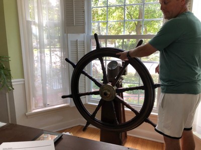 Maritime - Antique Ships Wheel