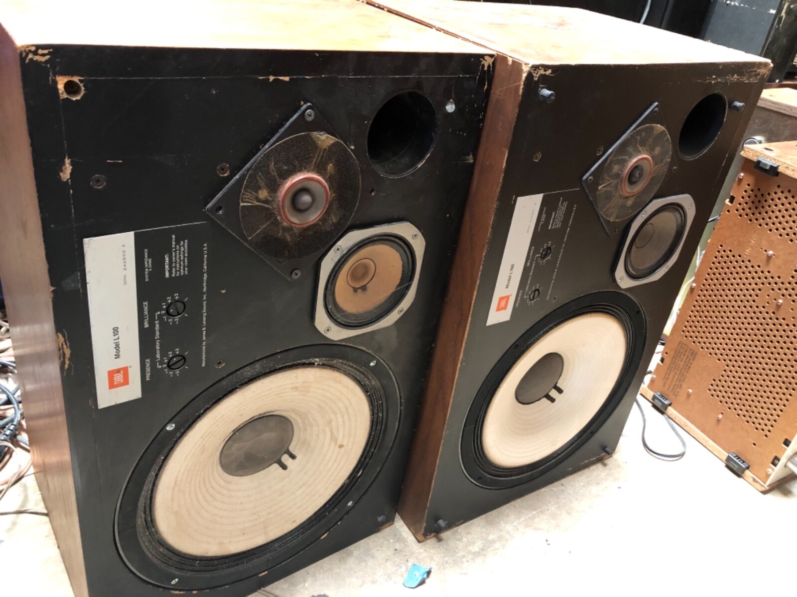 Купить Винтажные колонки JBL100 speakers в интернет-магазине с Ebay с ...