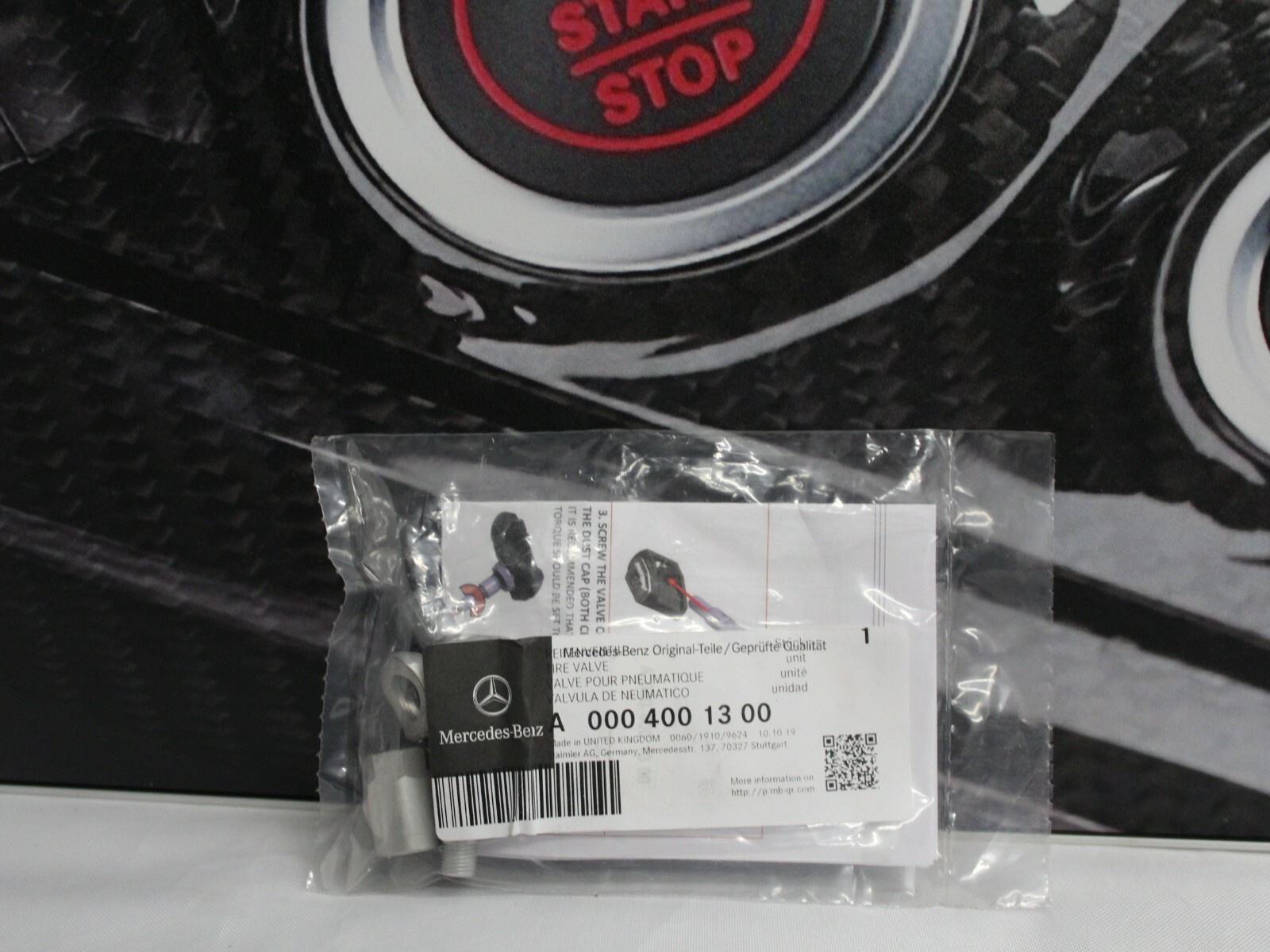 Genuine Mercedes-Benz Alloy Wheel Tyre Valve Pressure Kit TPM ...