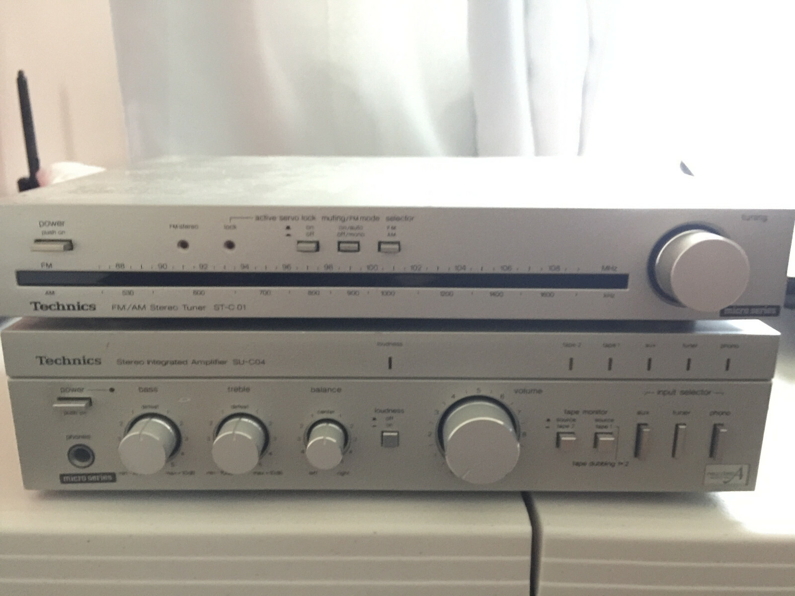 Technics Integrated Amplifier and Stereo Tuner - SU-C04 / ST-C01のeBay公認海外通販｜セカイモン