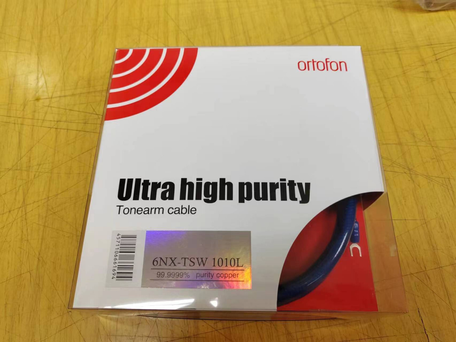 Ortofon 6NX-TSW-1010L Tonearm Cable L Din to RCA, Made in Ortofon 6NX-TSW-1010L Tonearm Cable L Din to RCA, Made in