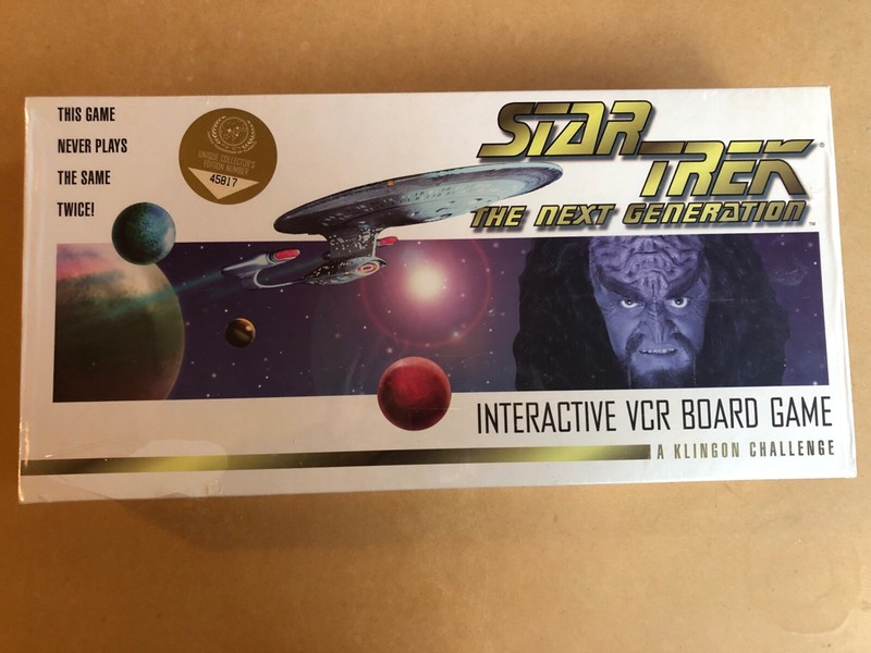 Star Trek: The Next Generation – Interactive VCR Board Game – A Klingon ...