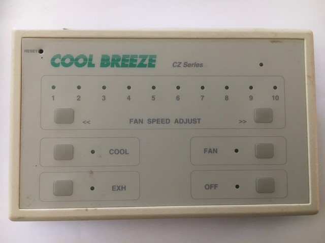 COOL BREEZE EVAPORATIVE COOLER WALL CONTROL IN GOOD WRKNG ORDER. | Air ...