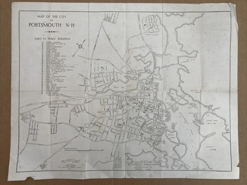 Old Maps Of Portsmouth Nh