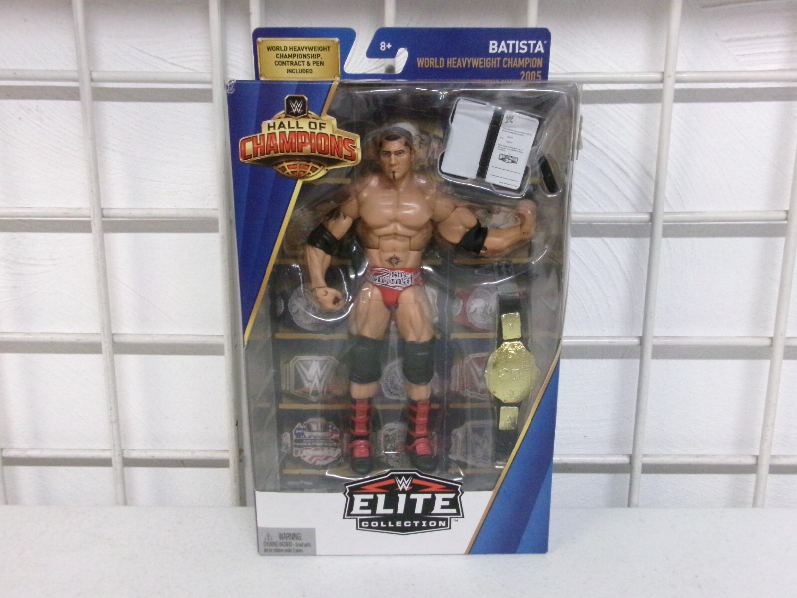 MATTEL WWE ELITE COLLECTION HALL OF CHAMPIONS BATISTA NEW 27