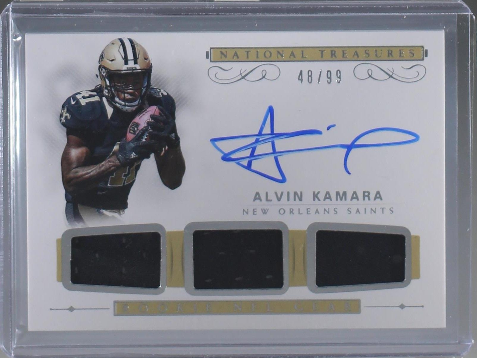 2017 Panini National Treasures - Rookie NFL Gear Signature Trios #RST ...