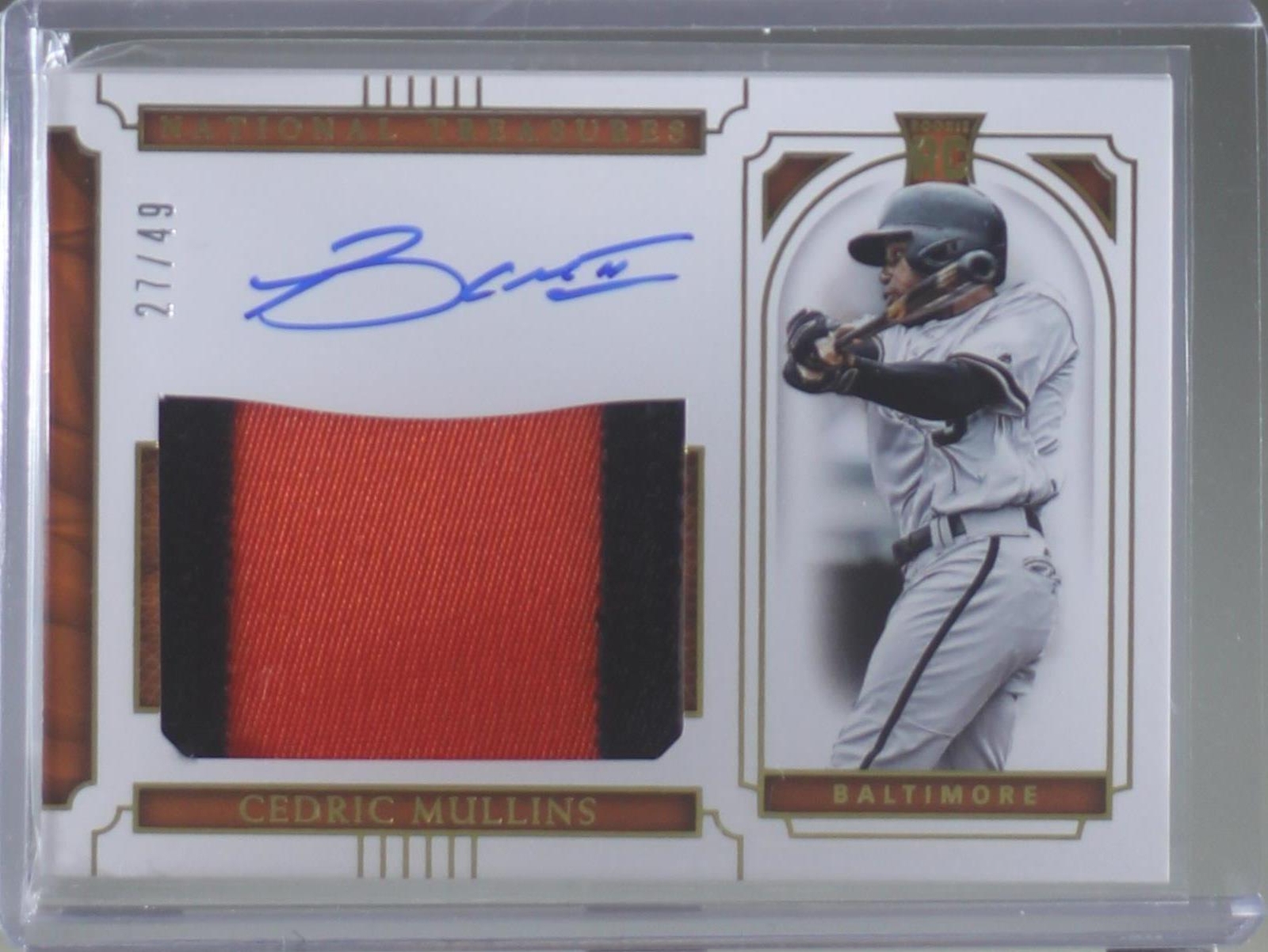 2019 Panini National Treasures - Rookie Material Signatures Gold #40 ...