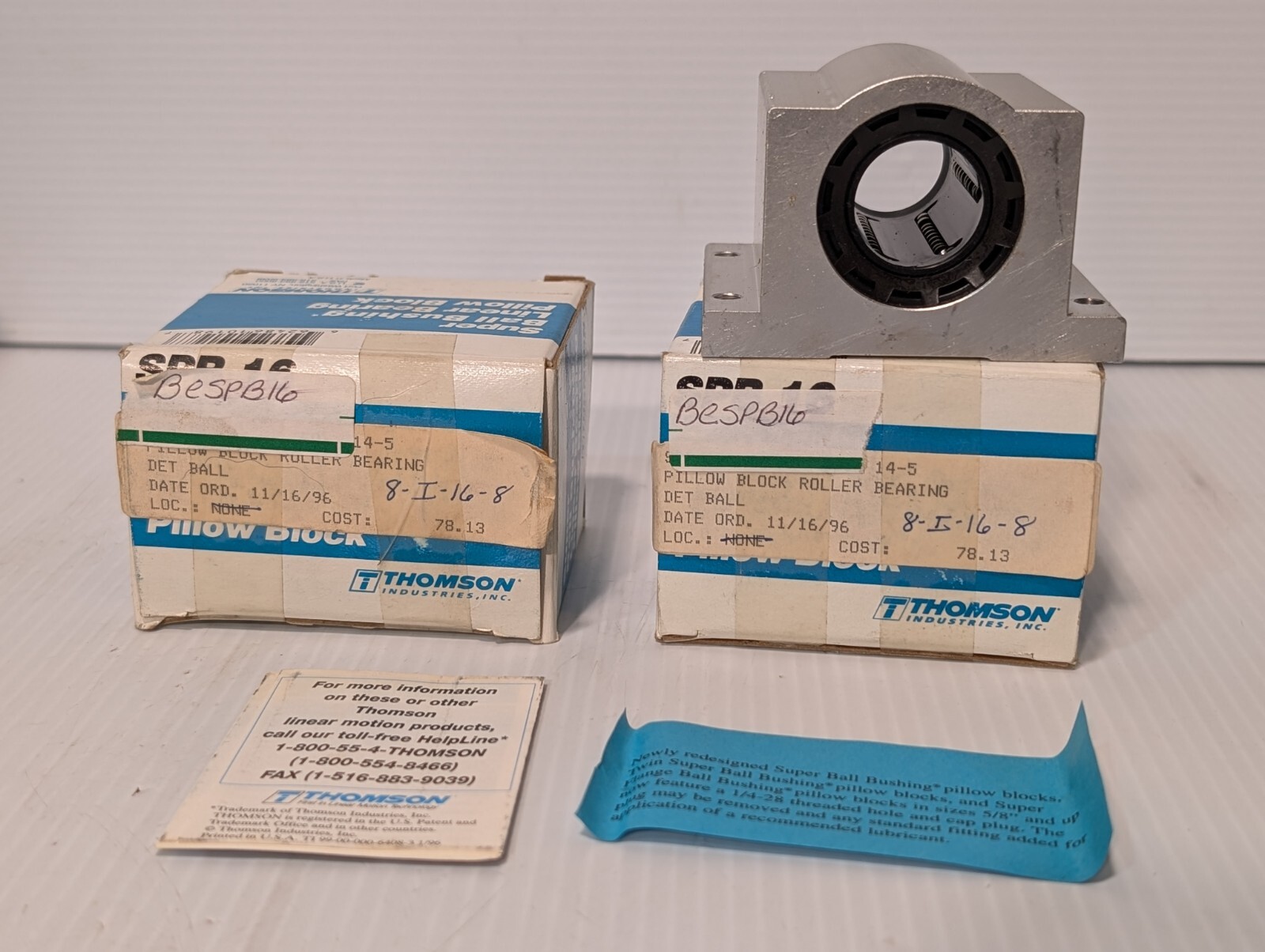 Thomson SPB16 Super Ball Bushing Linear Bearing Pillow BlockのeBay公認海外通販｜セカイモン