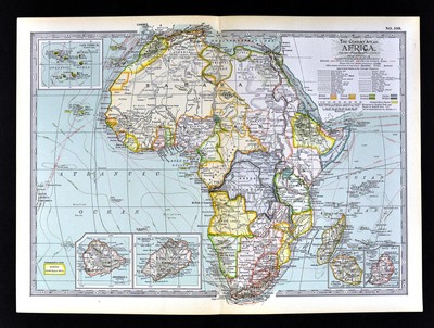 Pre-1900 - Map Of Colonial Africa - Vatican