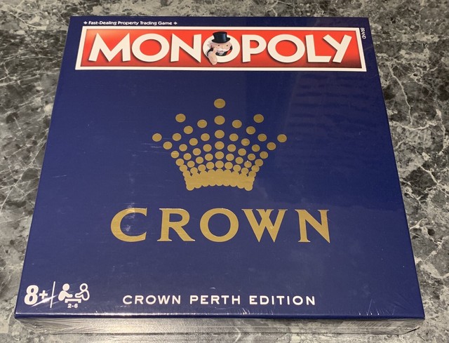MONOPOLY CROWN PERTH LIMITED EDITION BOARD GAME EXCLUSIVE TOKEN ...