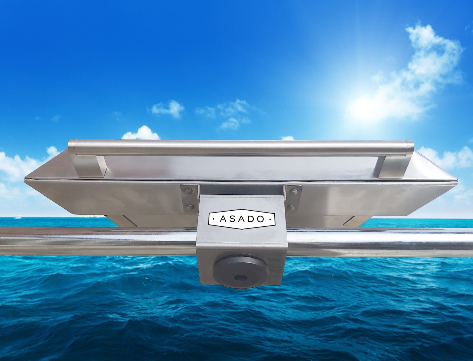 ASADO BOAT BBQ grill stainless steel rail light portable Barbecue. fit 22 25mm eBay