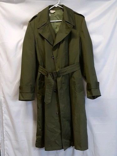 RARE 1950'S Vintage Korean War US Army GI Overcoat Coat W RARE 1950'S Vintage Korean War US Army GI Overcoat Coat W