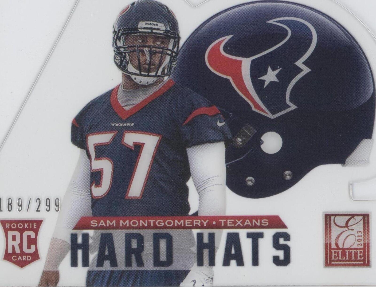 2013 Panini Elite - Rookie Hard Hats Sam Montgomery #65 /299 (RC) for ...