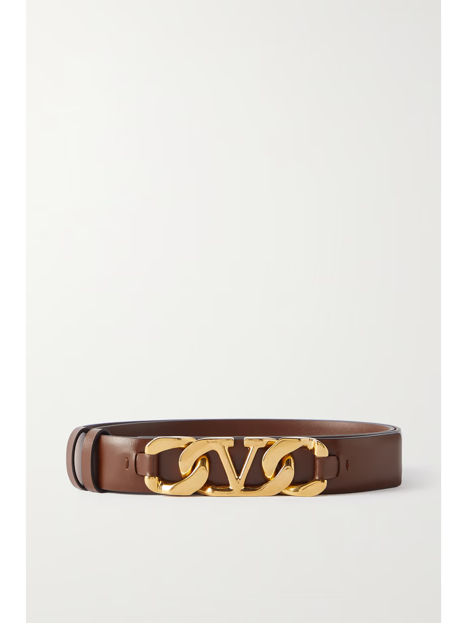 Valentino Garavani VCHAIN leather belt brown size EU 75 | eBay Valentino Garavani VCHAIN leather belt brown size EU 75 | eBay