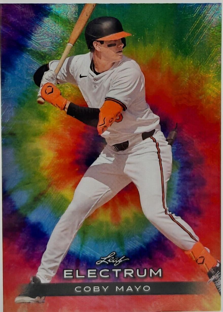 2024 Leaf Electrum - Coby Mayo #12 Tie-Dye Silver Board /75 (RC) for ...