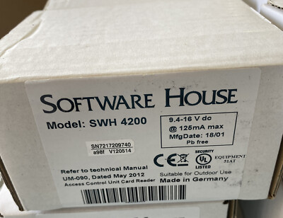 Control Panels & Keypads - Software House