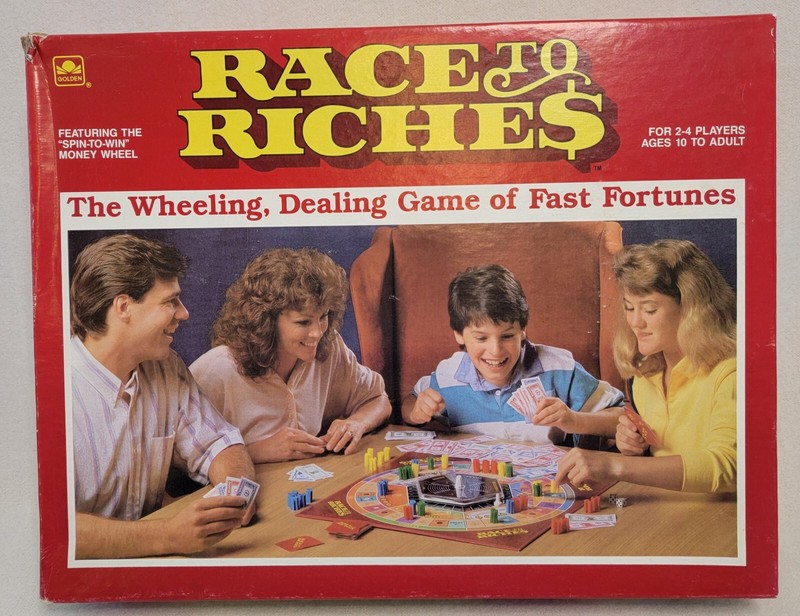 Race to Riches (1989) Board Game – Board Game Guys