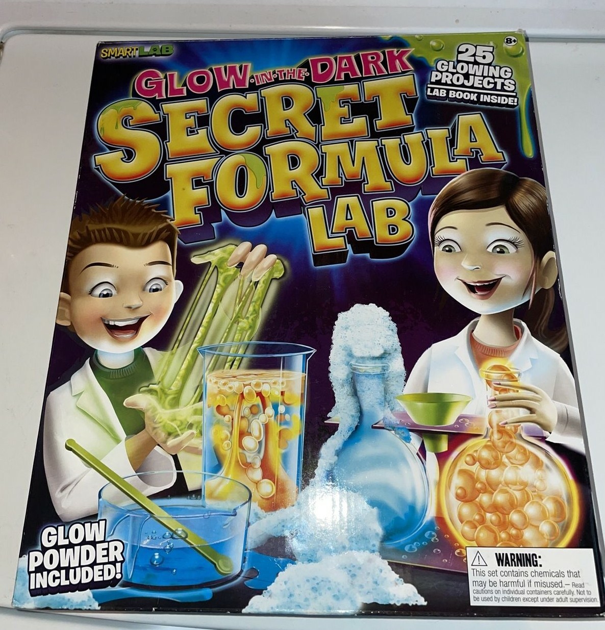 glow in the dark secret formula lab 25 Science Chemistry Project ...