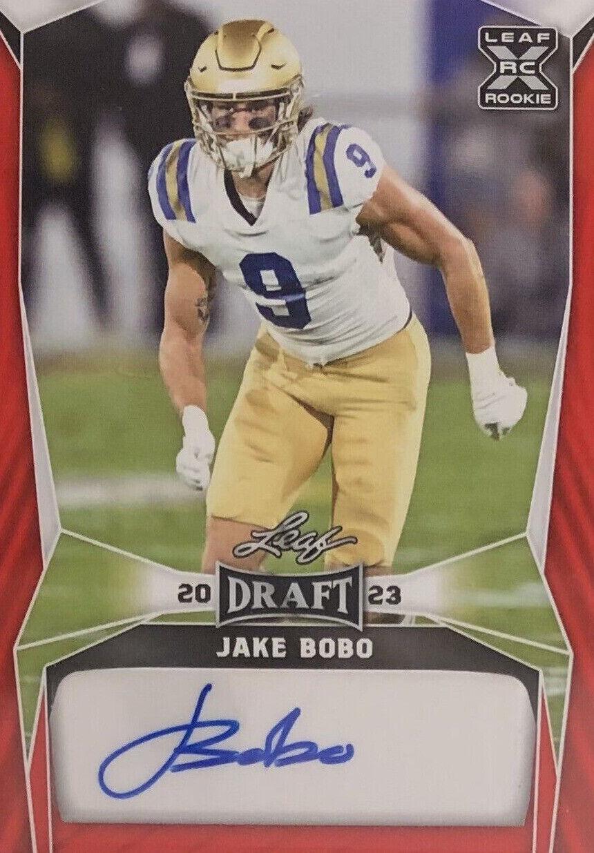 2023 Leaf Draft - Autographs Jake Bobo #BA-JB1 Red (AU, RC) for sale ...