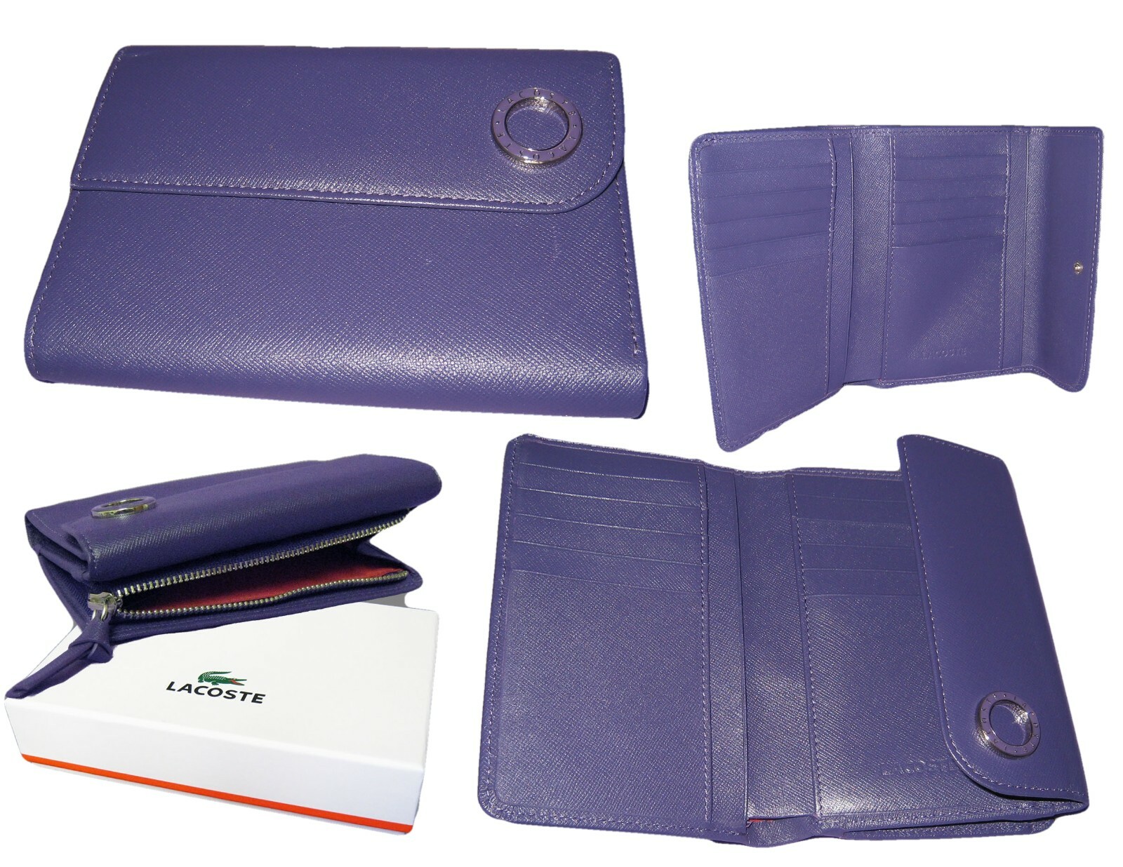 Lacoste wallet blue store