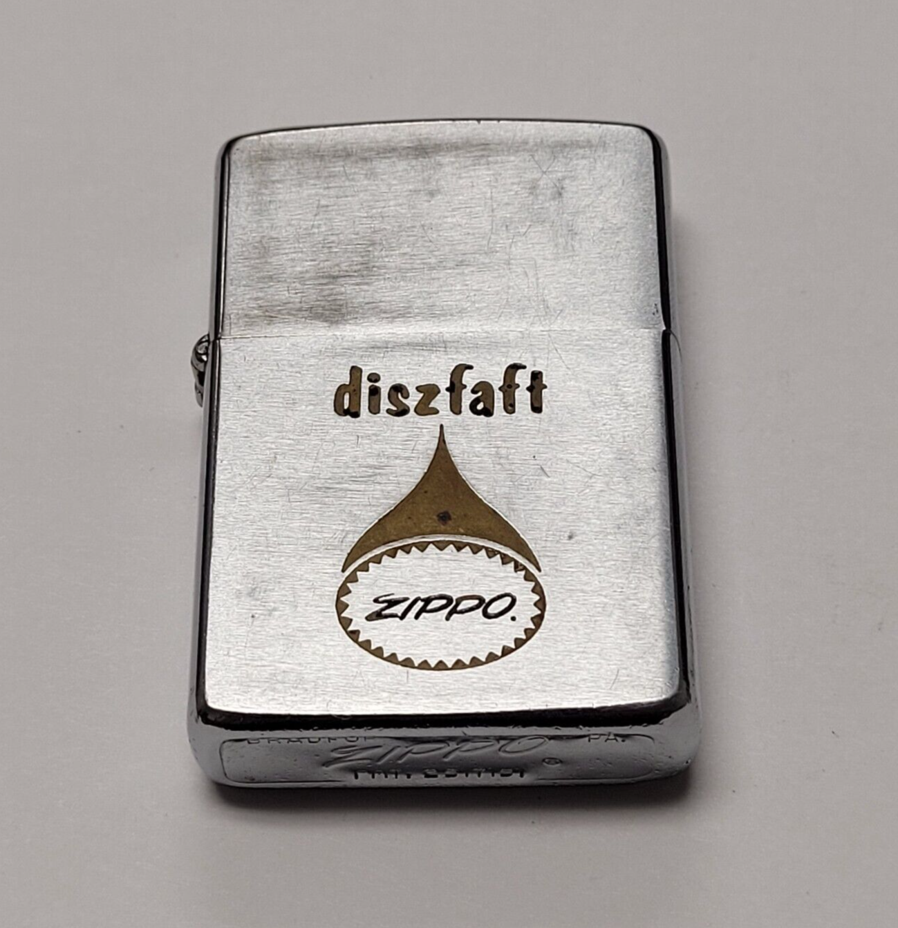Vintage Zippo 1965 Diszfaft Zippo Distributor Lighter | Special Insert | RARE |のeBay公認海外通販｜セカイモン