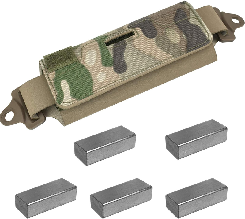 Airsoft Tactical Helmet Counterweight NVG Pouch + Five