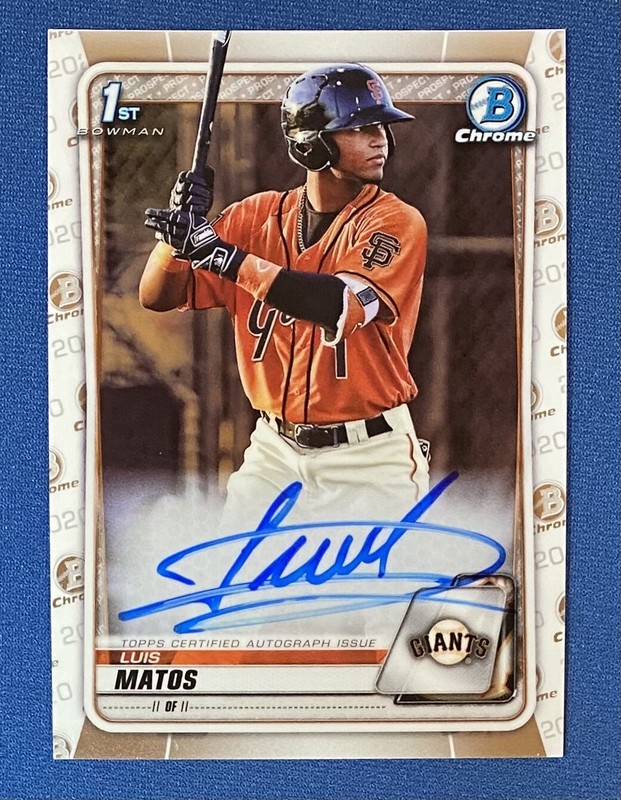 Luis Matos Baseball Card Database - Newest Products will be shown first ...
