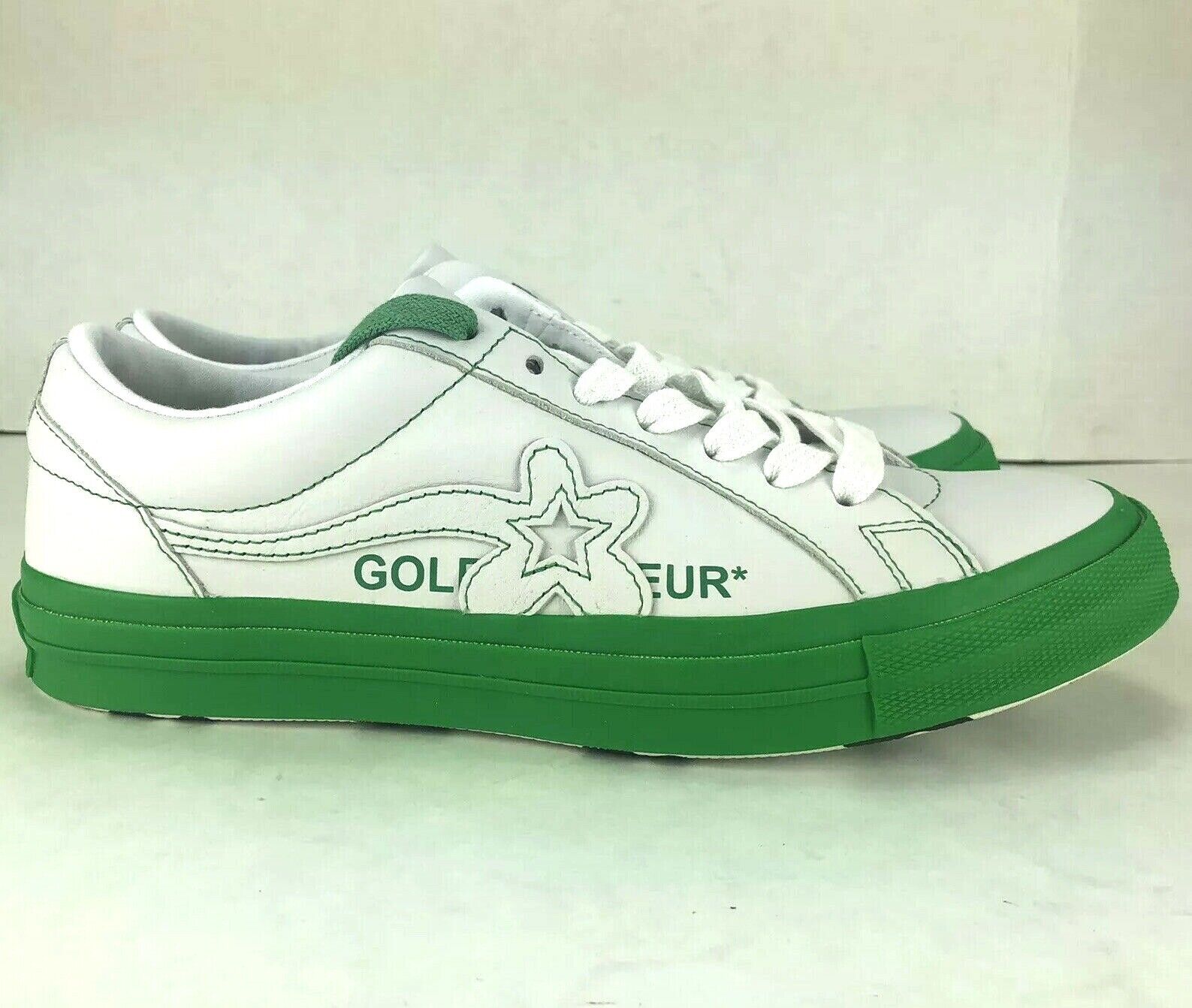 Converse One Star Ox x Golf Le Fleur Tyler Shoes White Green Converse One Star Ox x Golf Le Fleur Tyler Shoes White Green