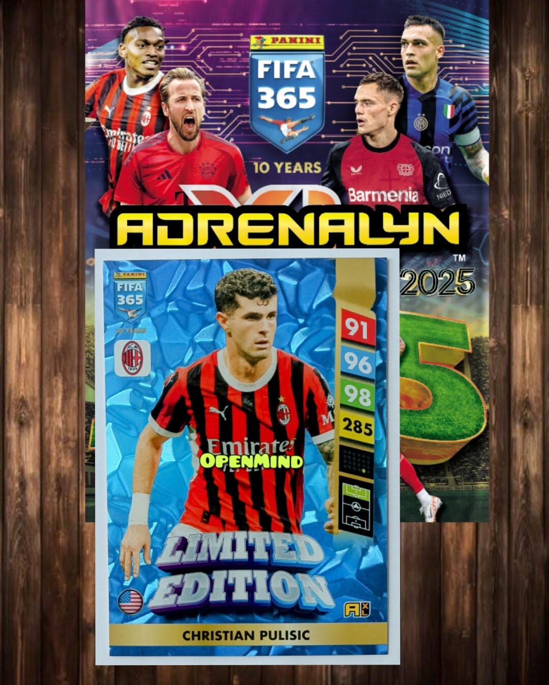 Panini Fifa 365 2025 Limited Edition card CHRISTIAN PULISIC Panini Fifa 365 2025 Limited Edition card CHRISTIAN PULISIC