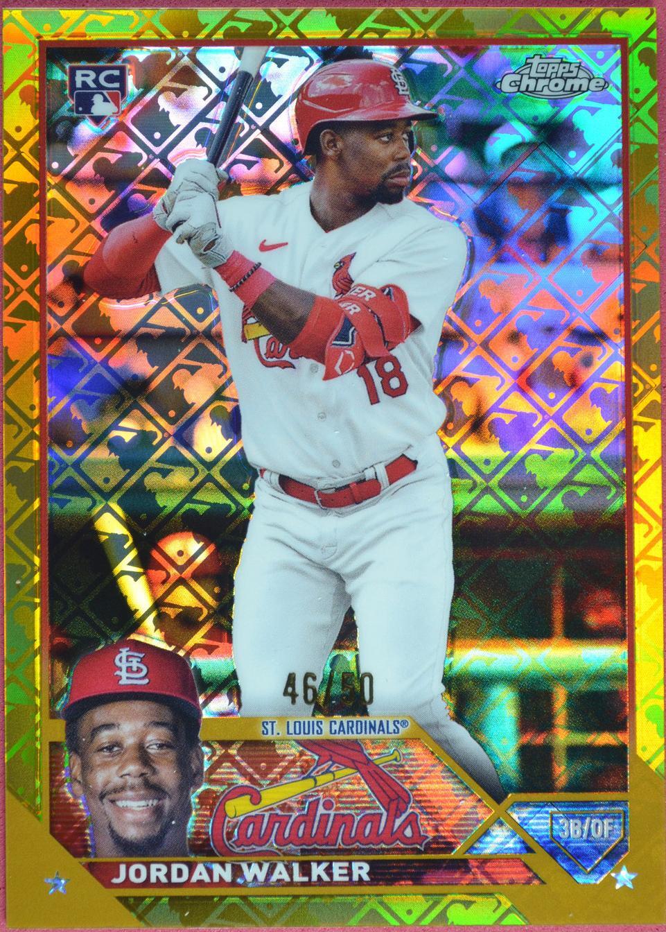 2023 Topps Chrome Logofractor Edition - Jordan Walker #209 Gold ...