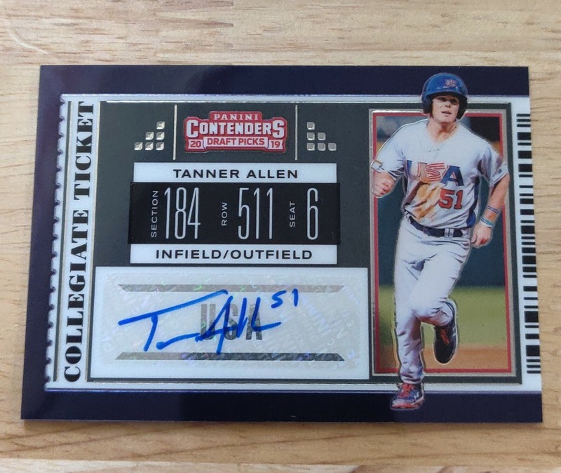 Tanner Allen Baseball Card Database - Newest Products will be shown ...
