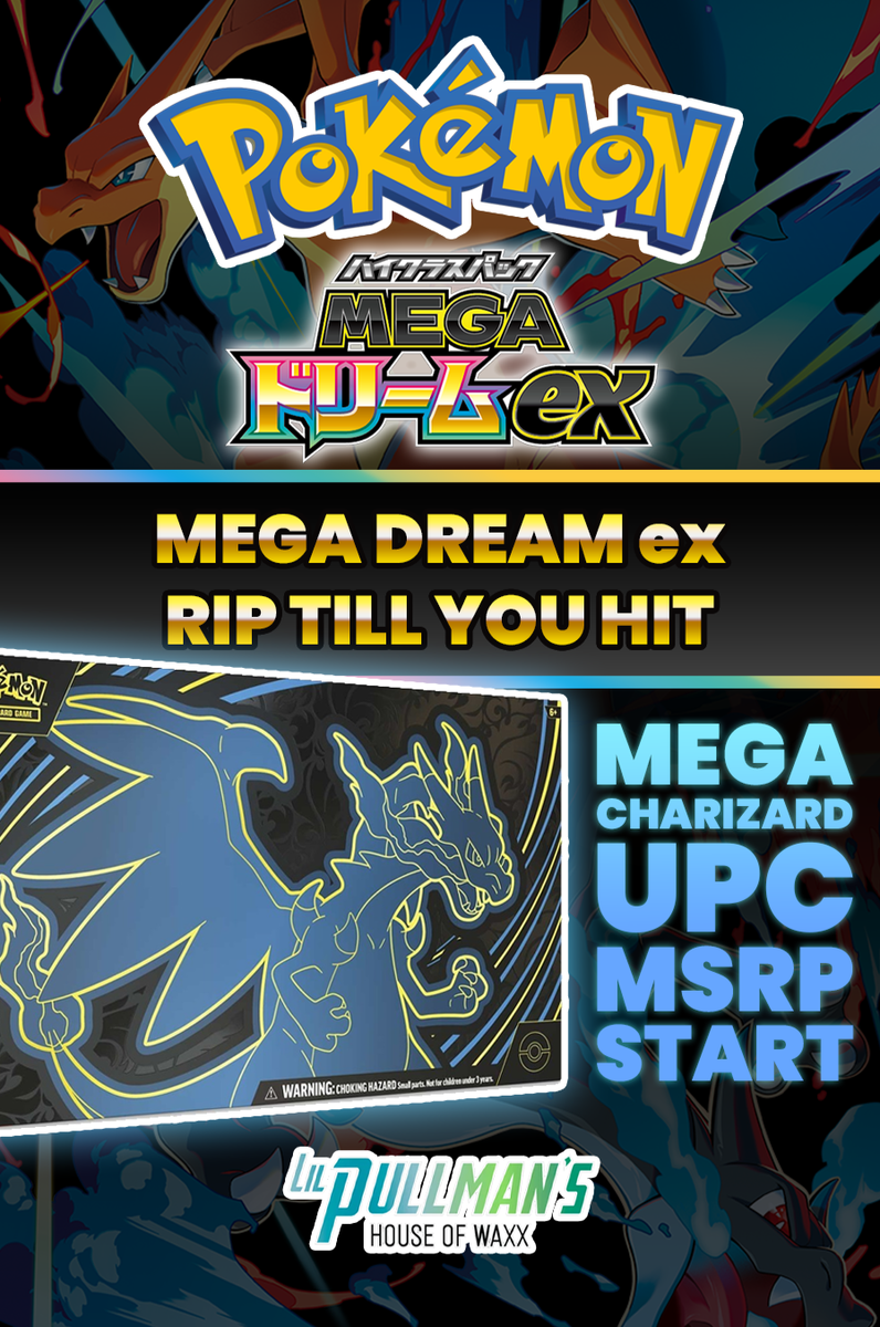 MEGA DREAM RTYH & MEGA ZARD UPC MSRP START!!!!! | eBay Live Video