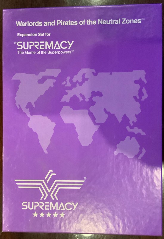 Supremacy: Warlords and Pirates of the Neutral Zones (1987) Board Game ...