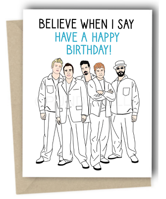 Backstreet Boys Happy Birthday Sign