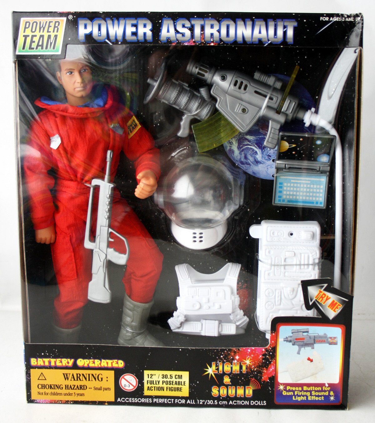 RARE VINTAGE POWER TEAM POWER ASTRONAUT 12 FIGURE WORLD PEACEKEEPERS M C NEW eBay