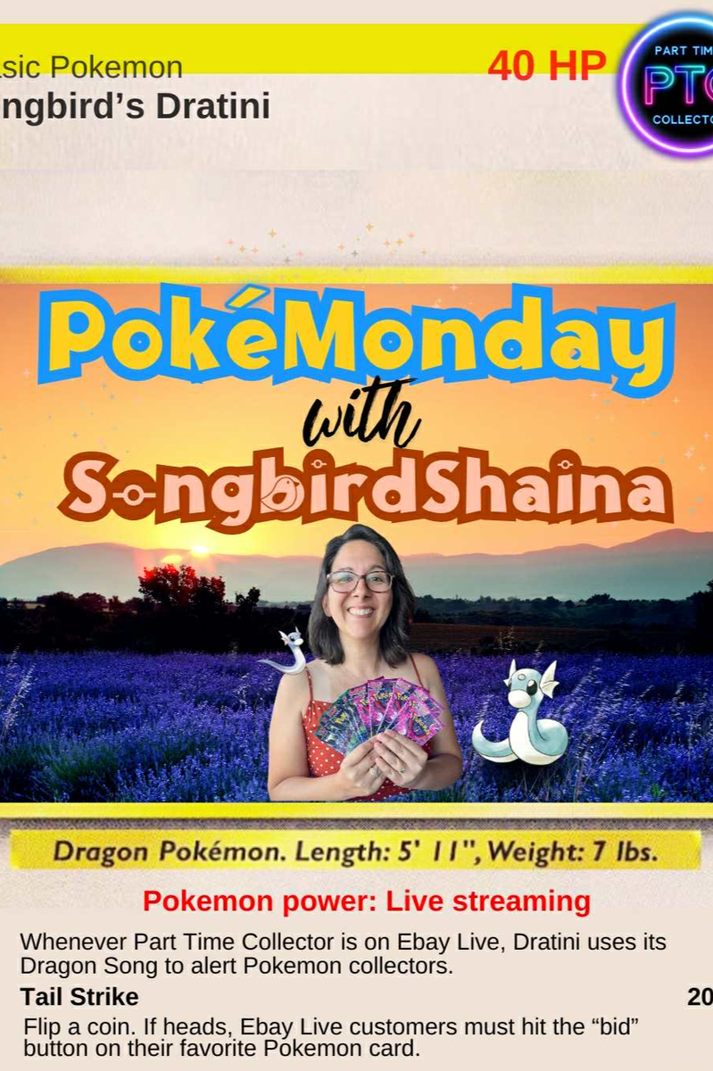 Poke-Monday with Songbird. $1 starts on all your favorites! | eBay Live ...