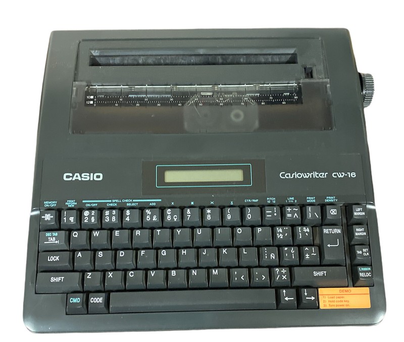Casio Typewriter Model Serial Number Database