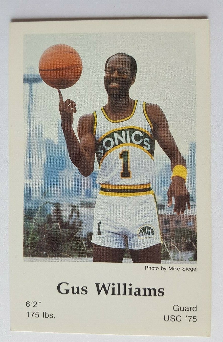VINTAGE 1983-84 SEATTLE SUPER SONICS POLICE ISSUE GUS VINTAGE 1983-84 SEATTLE SUPER SONICS POLICE ISSUE GUS