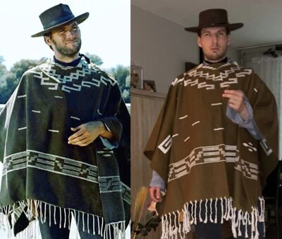 Clint Eastwood Poncho - Spaghetti Western Movie Prop - Great Gift | eBay