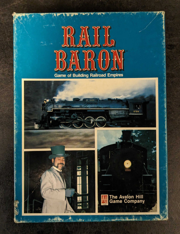 Rail Baron (1977) Board Game – Board Game Guys