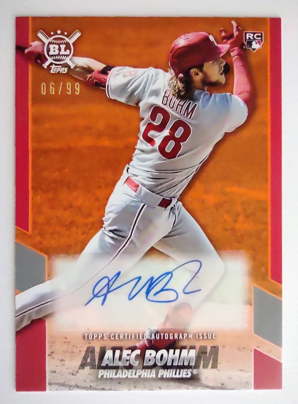 2021 Topps Big League - Opening Act Autographs #OAA-AB Alec Bohm (AU, RC) for sale online | eBay