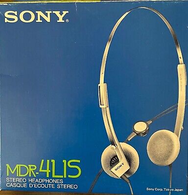 Sony MDR-4L1S Stereo Headphones , Vintage, Collectible, 1981 Sony MDR-4L1S Stereo Headphones , Vintage, Collectible, 1981