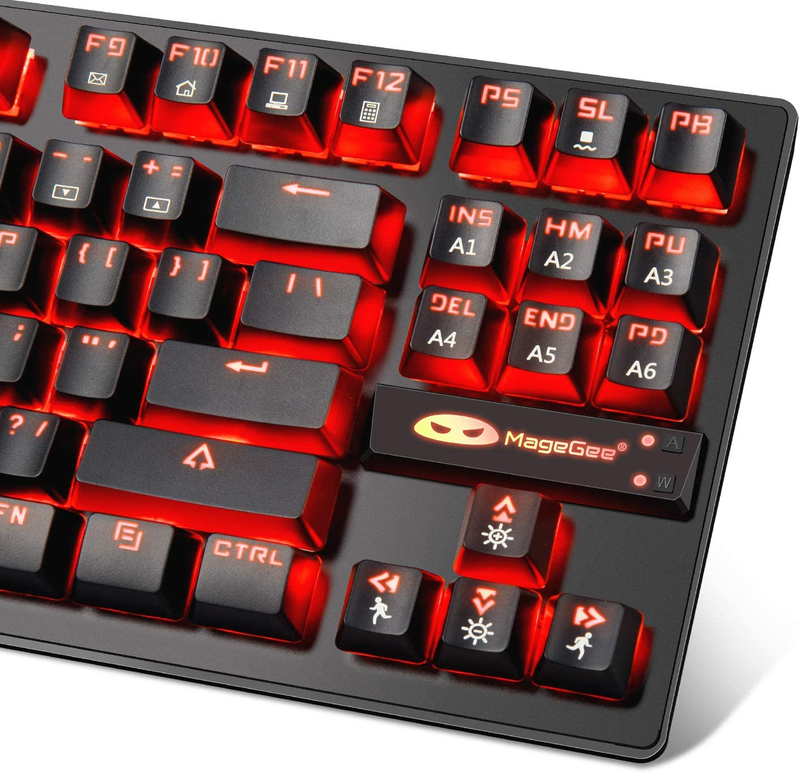 Small Co | Mechanical Gaming Keyboard Mk1 Red Led Backlit Mechanical ...