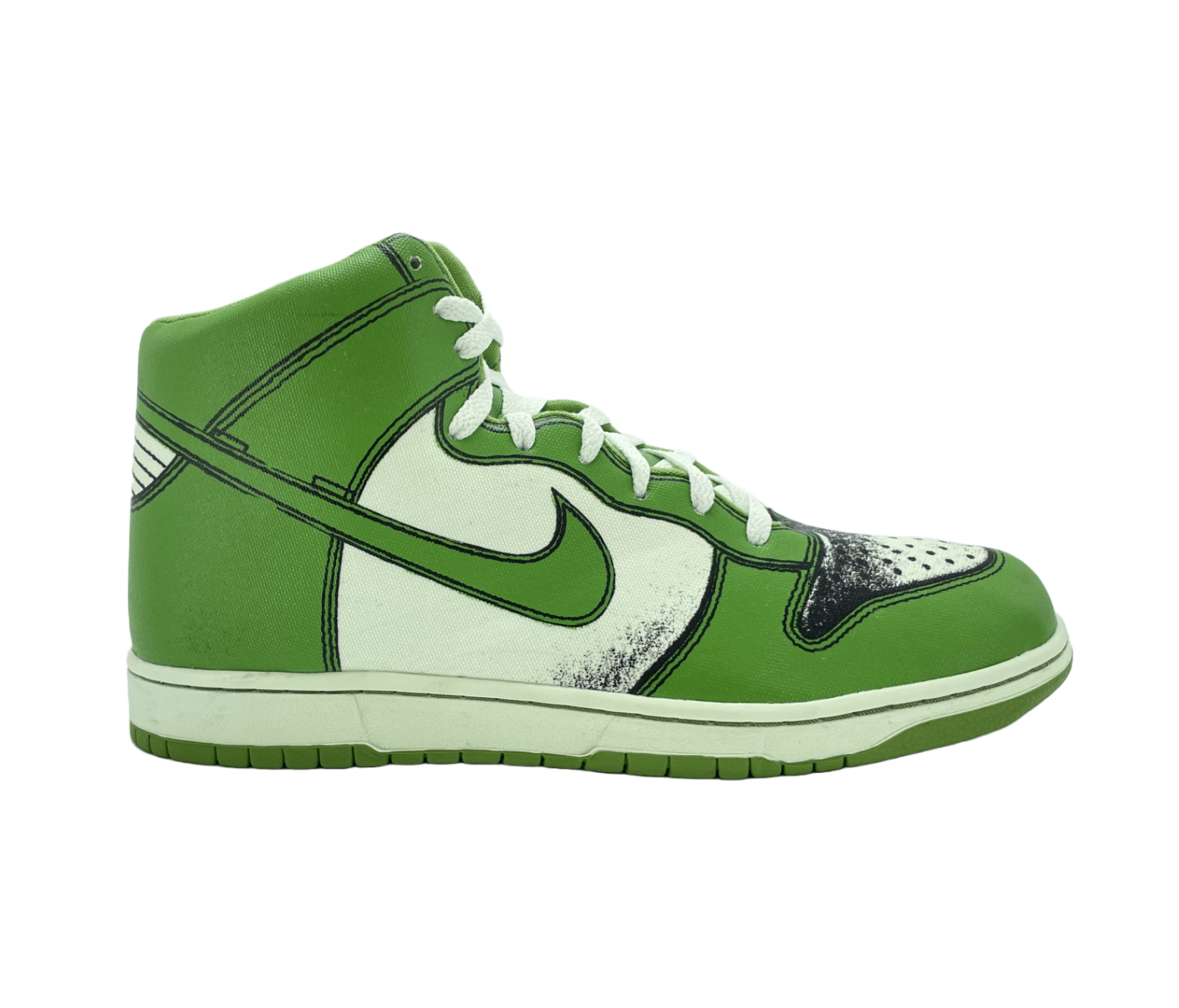 Nike Dunk 1 Piece Premium High Green for Sale | Authenticity Guaranteed ...