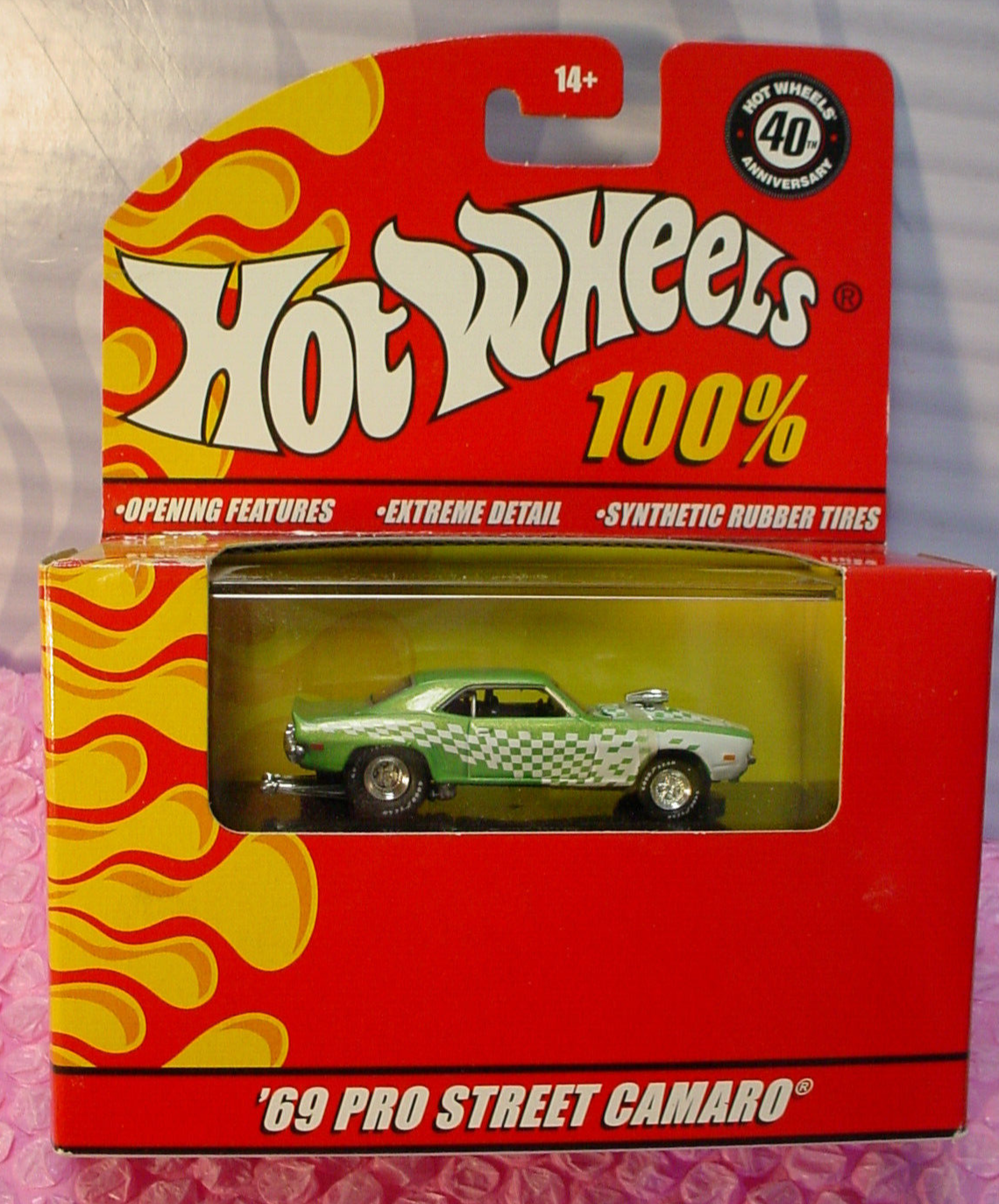 100% Hot Wheels 40th Anniversary '69 PRO STREET CAMARO 100% Hot Wheels 40th Anniversary '69 PRO STREET CAMARO