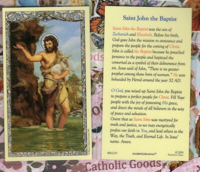 Holy Cards - St John - Vatican