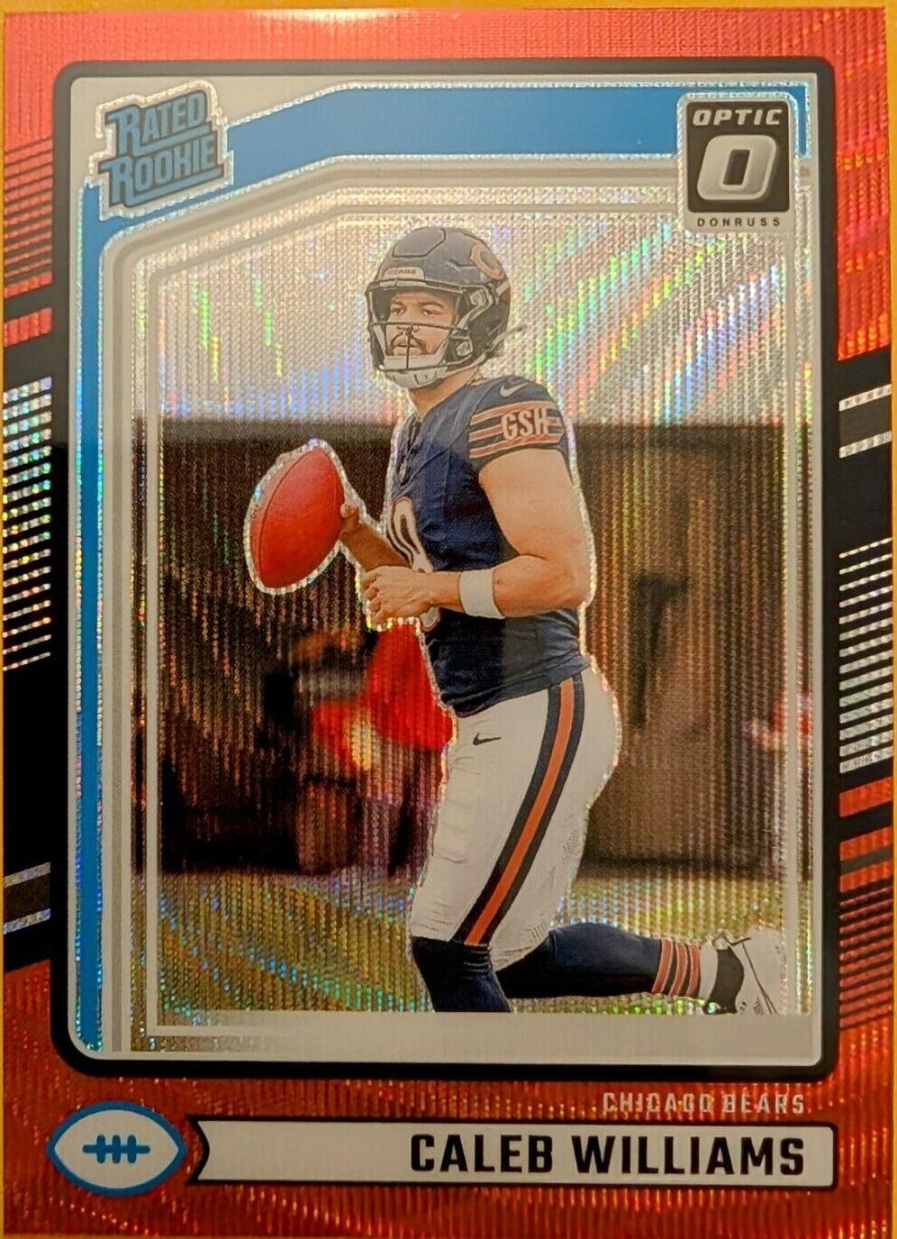 2024 Panini Donruss - Rated Rookie Optic Preview Red Wave Prizm #327 ...