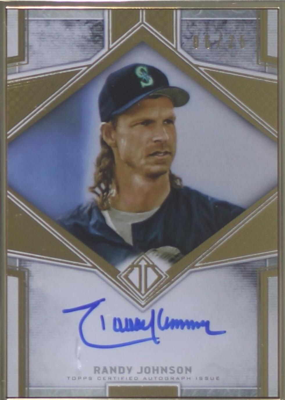 2019 Topps Transcendent - Autographs Randy Johnson #TCA-RJ /25 (AU) for ...