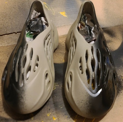 Adidas Yeezy Foam Runner Stone Sage Size 11 GX4472 CUSTOM Adidas Yeezy Foam Runner Stone Sage Size 11 GX4472 CUSTOM