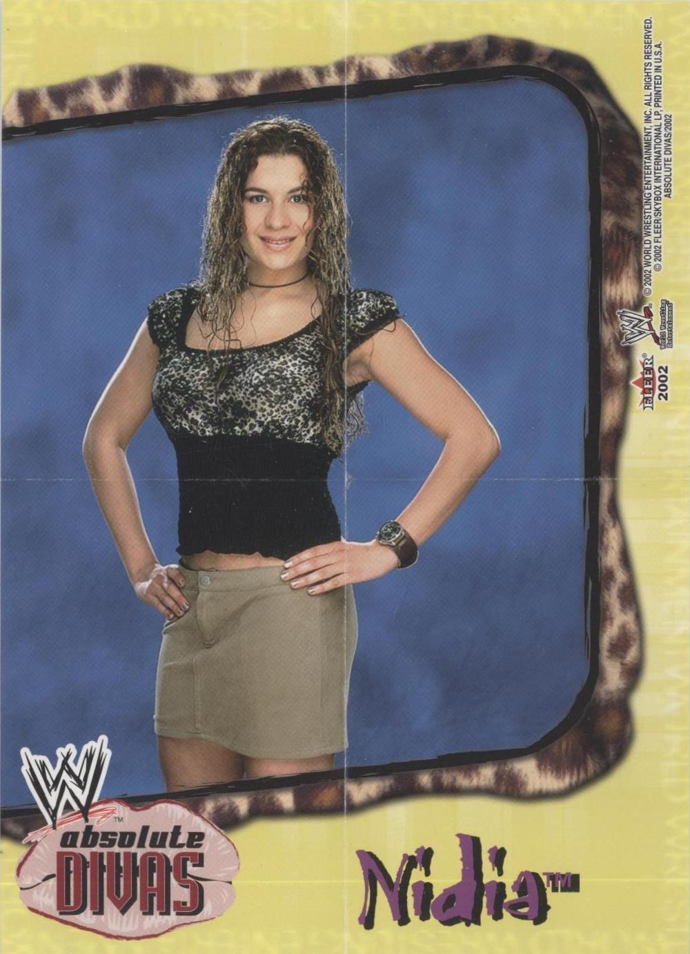 2002 Fleer WWE Absolute Divas - Mini Posters Nidia (RC) for sale online ...